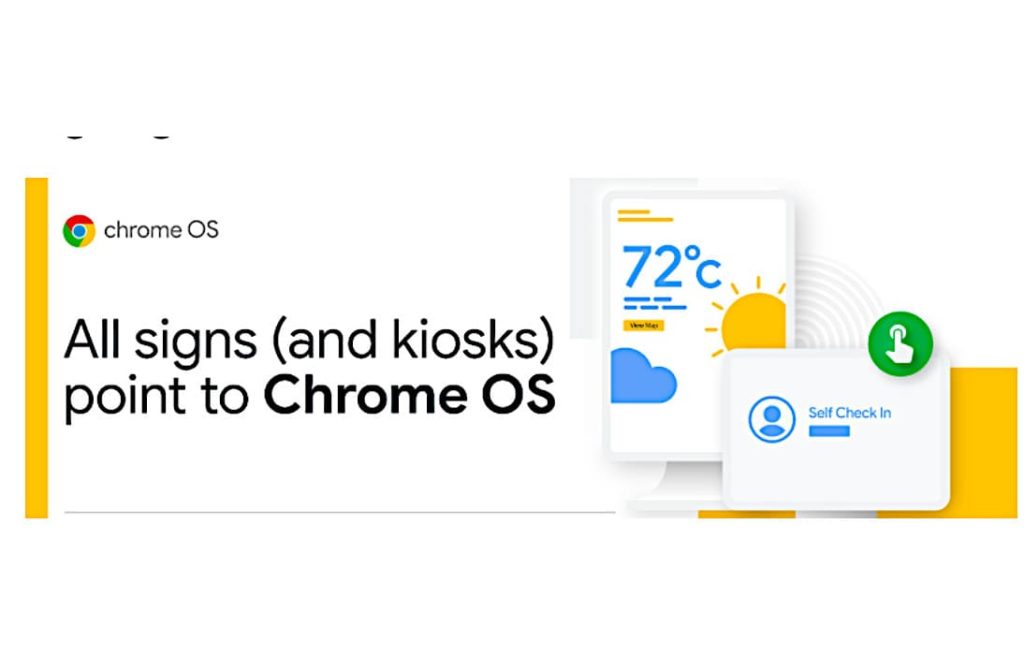 Google Digital Signage Announcement for Chrome OS Flex