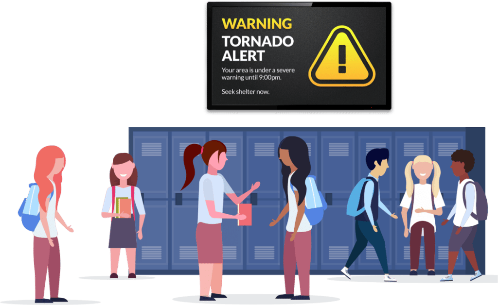 Classroom Interactive Displays & Emergency Alerts